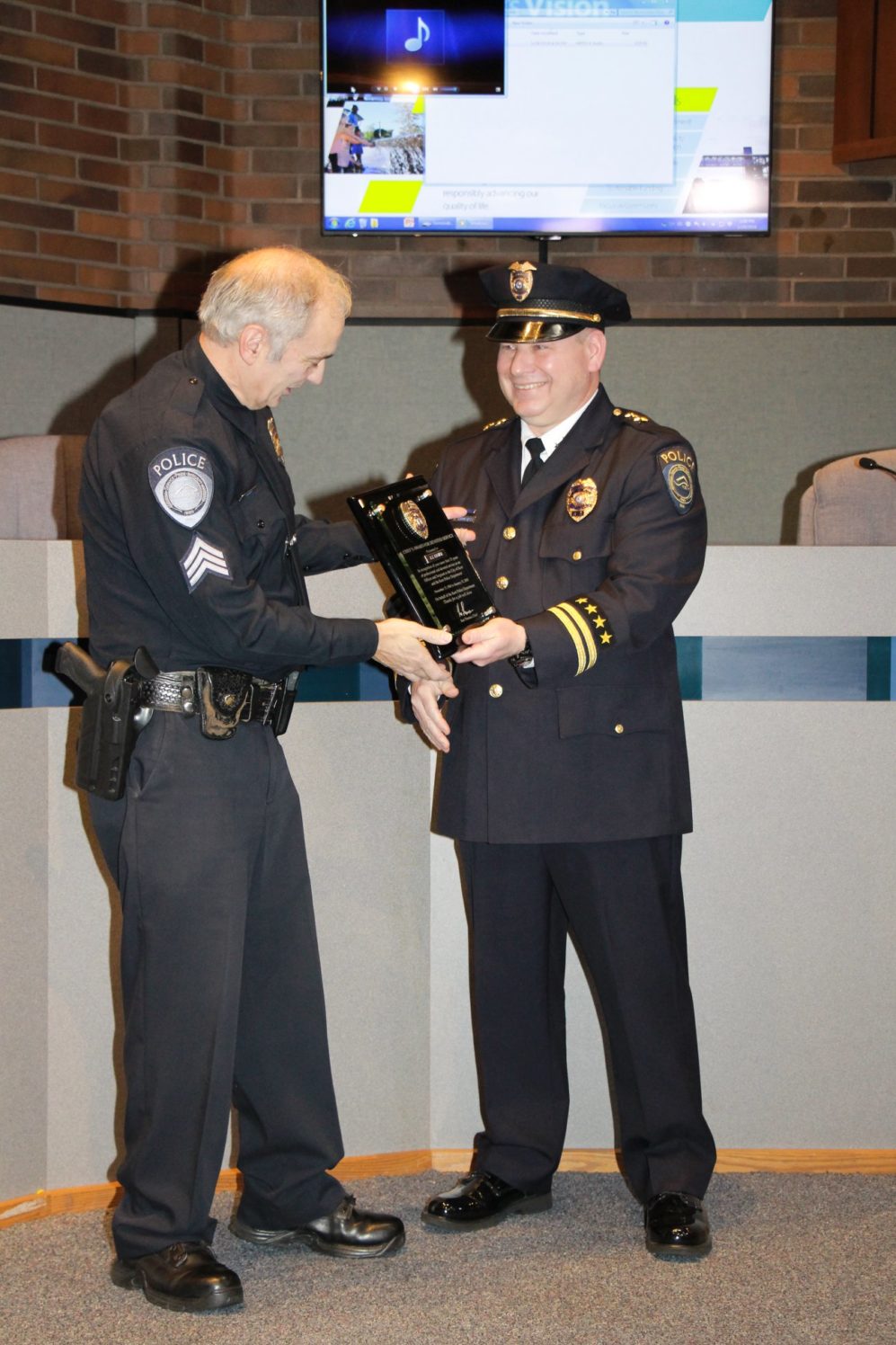 PHOTOS: Sgt. Joe Gagner retires from Kent Police after over 33 years of ...
