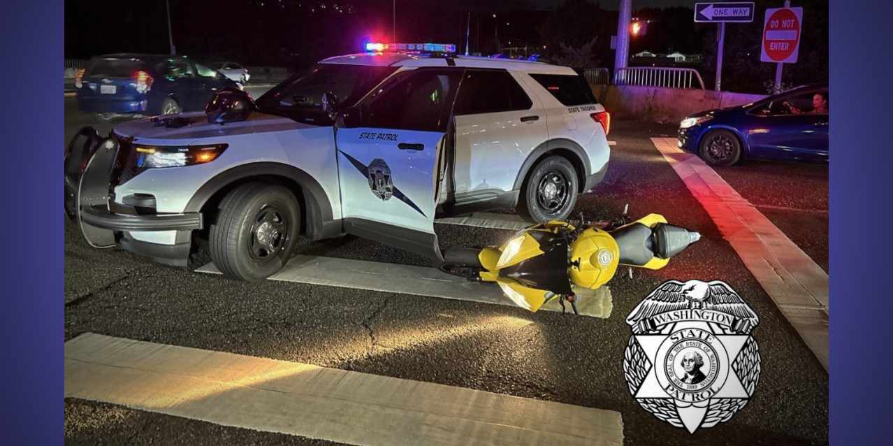 Motorcyclist arrested after fleeing traffic stop, crashing into ...