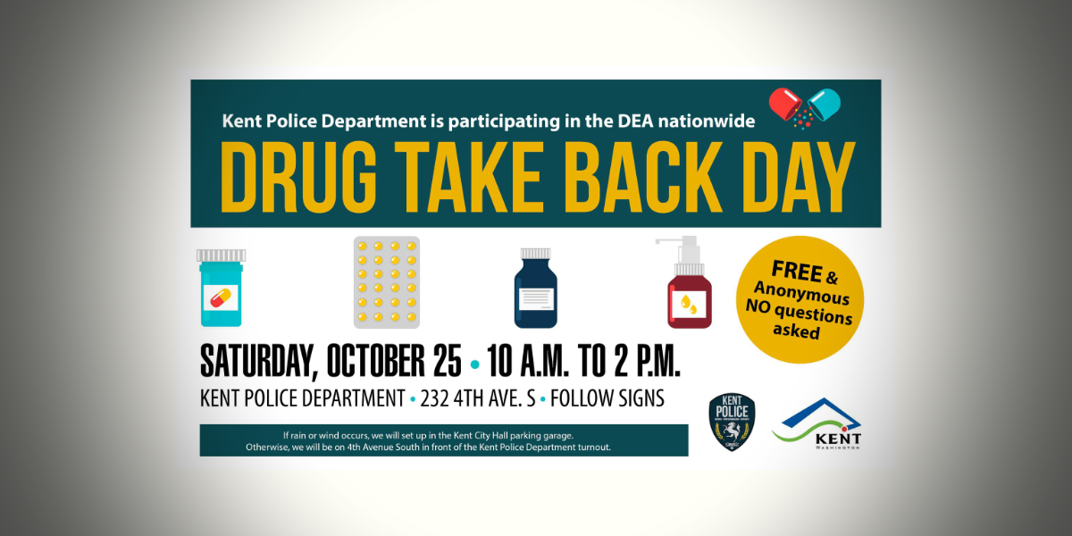 REMINDER: Kent Police to host Drug Take Back Day this Saturday, Oct. 25 ...