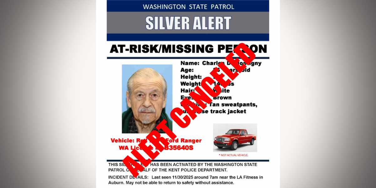 UPDATE: Washington State Patrol cancels Silver Alert for 86-year-old ...